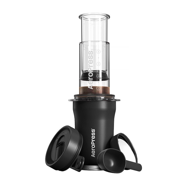 Aeropress Go Plus Travel Crna
