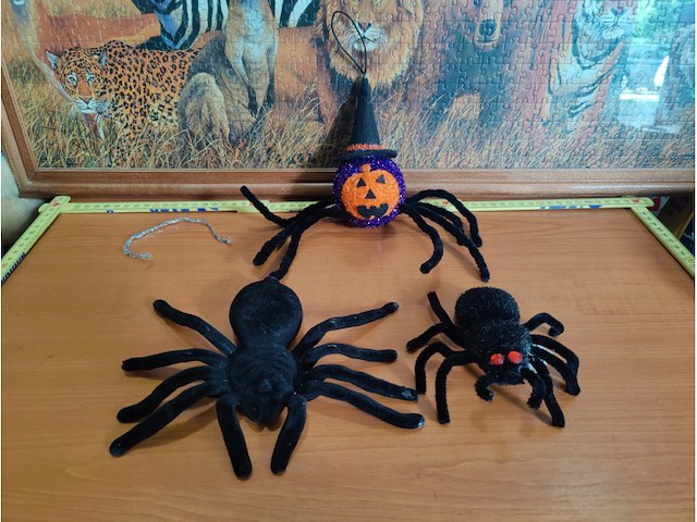 Halloween tarantula dekoracija Noć veštica Jack O Lante