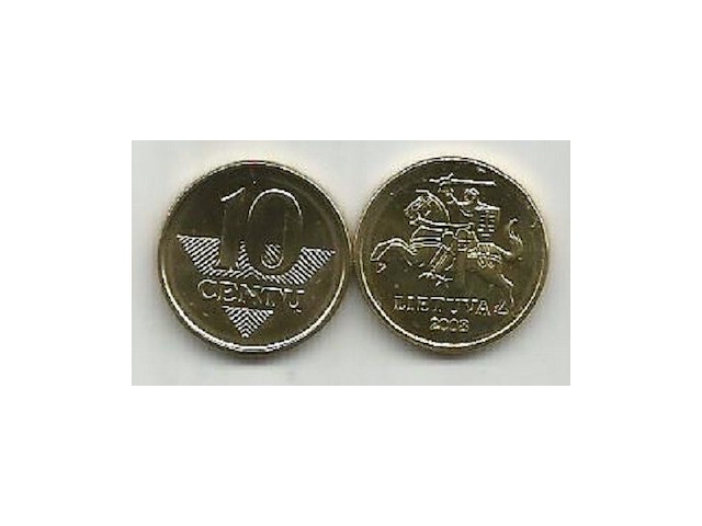 Litvanija 10 centu  2008. KM#106 UNC