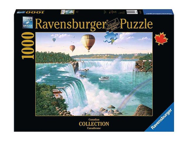 Puzzle 1000 delova - Nijagarini vodopadi - Ravensburger 19871