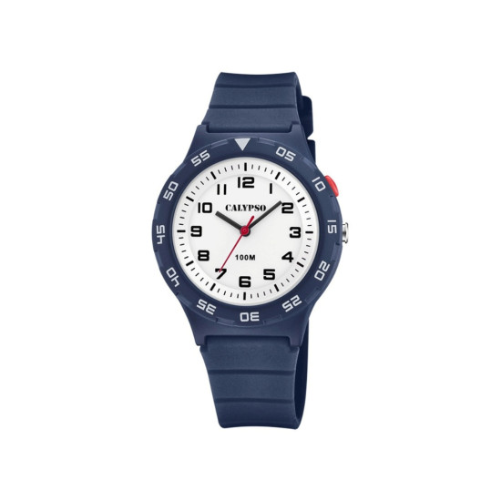 Calypso K5797/3 muški dečiji sat Analogni Navy Blue Silicone White Dial 36mm 10ATM