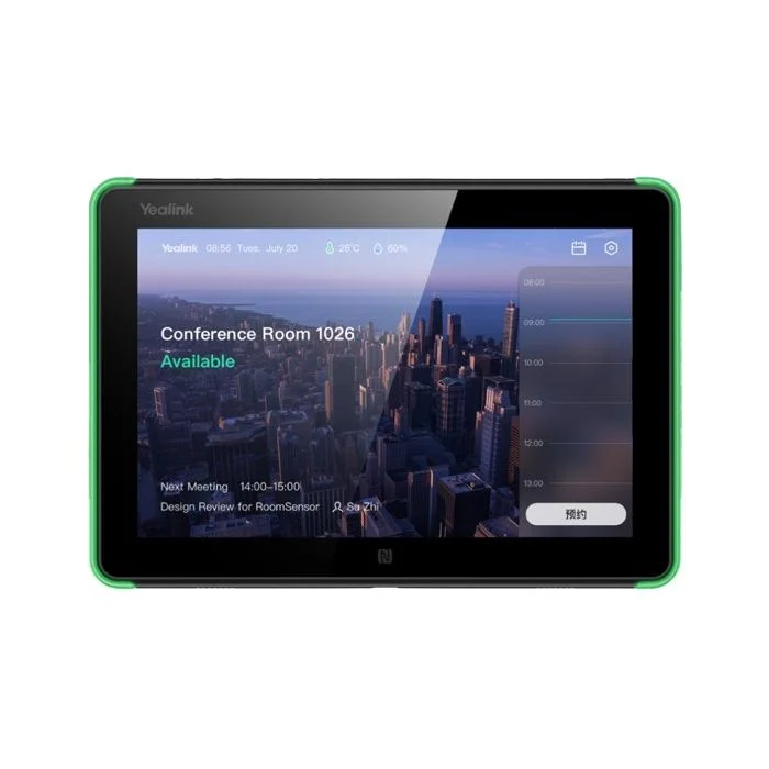 Yealink RoomPanel - Panel za rezervaciju sale, 8" ekran, RGB LED, Android 9, PoE