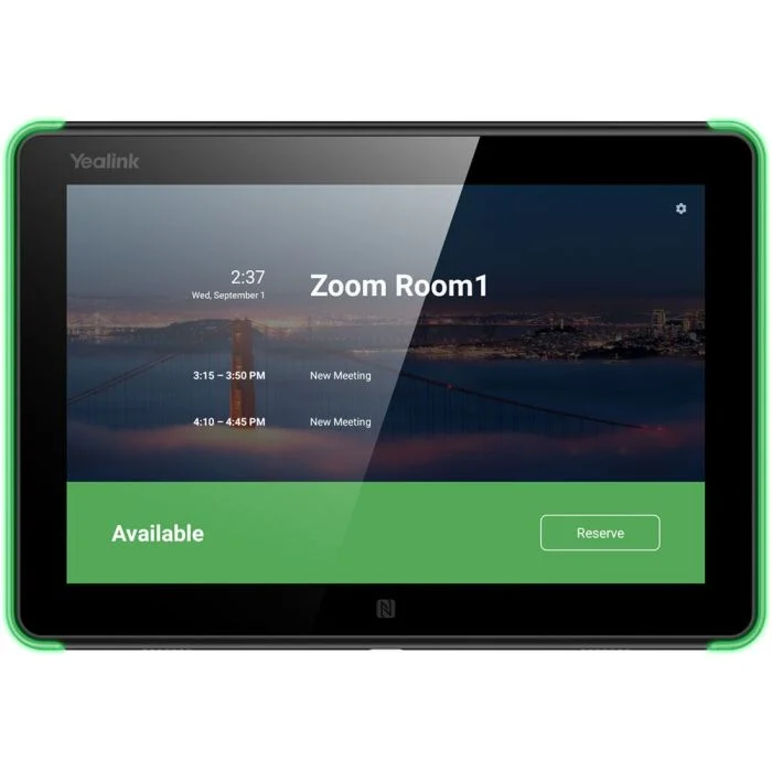 Yealink RoomPanel Plus E2 - Panel za rezervaciju sale, Android 13, MDEP, RGB LED, PoE
