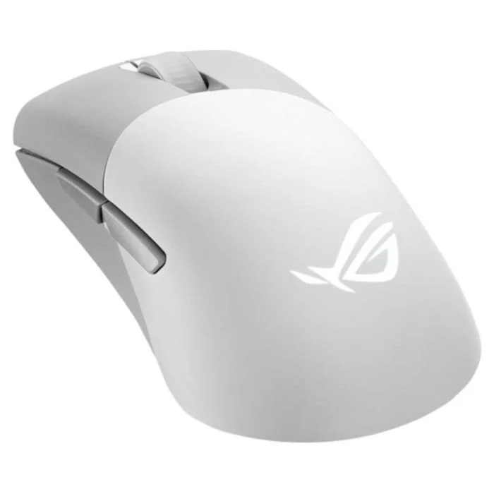 Asus ROG Keris Wireless AimPoint P709 - beli miš, do 36.000 dpi