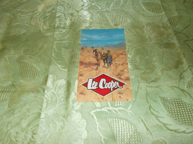 Lee Cooper - stara kartonska reklama - 16,5x9 cm