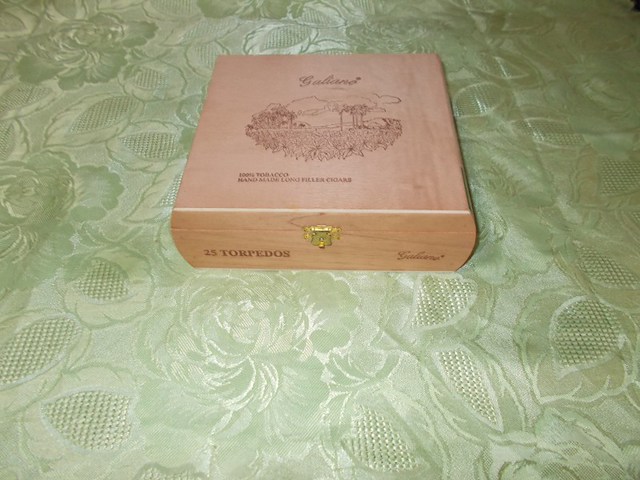 Galiano Tobacco Hand Made Long Filter Cigars - kutija