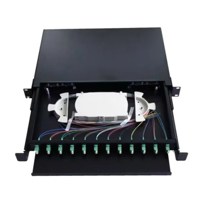ExeLink - optički patch panel 12 portova SC/APC 19" za rek orman