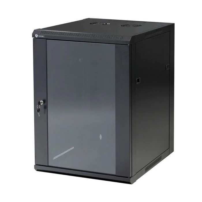 A4N WS1-6412 - rek orman 12U 19" 600x450mm nazidni, staklena vrata