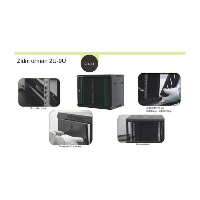 SLT - rek orman 6U 19" 600x450mm, staklena vrata
SLT - rek orman 6U 19" 600x450mm, staklena vrata