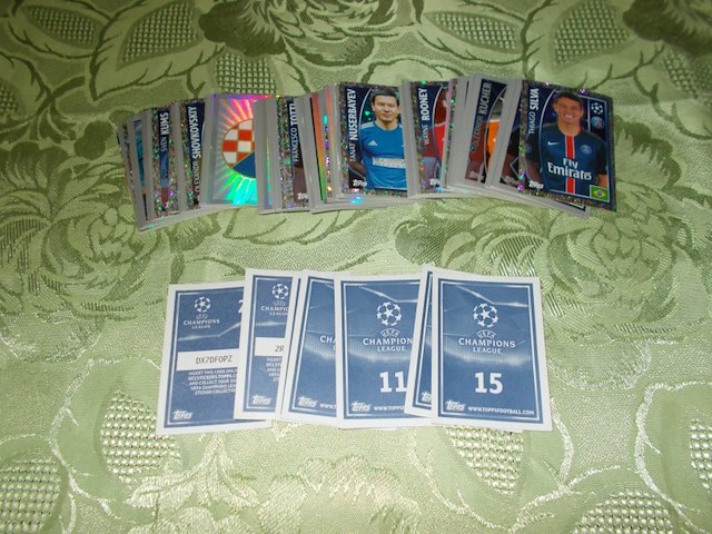 UEFA Champions League - Topps - 155 razlicitih slicica