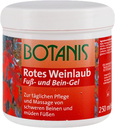 Botanis
Gel za noge i stopala sa ekstraktom crvene vinove loze, 250 ml