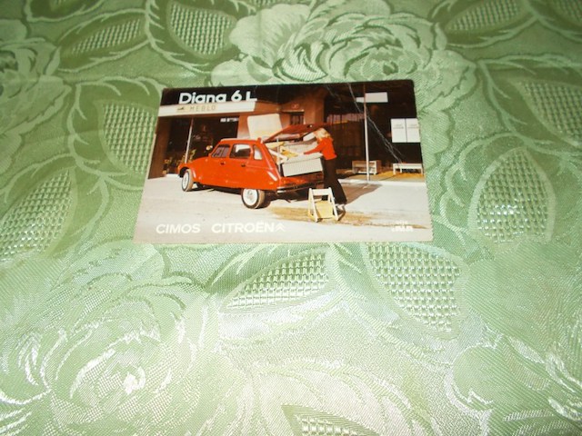 Citroen Diana 6 L - stara razglednica iz 1978 godine