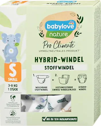 babylove
nature Pro Climate HYBRID platnena pelena, veličina: S (3-8 kg), više vrsta, 1 kom