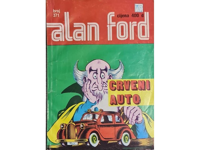 Alan Ford br. 371- Crveni auto