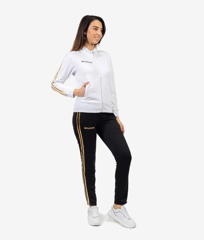 TUTA REVOLUTION SUMMER DONNA komplet / set bela-zlatna M