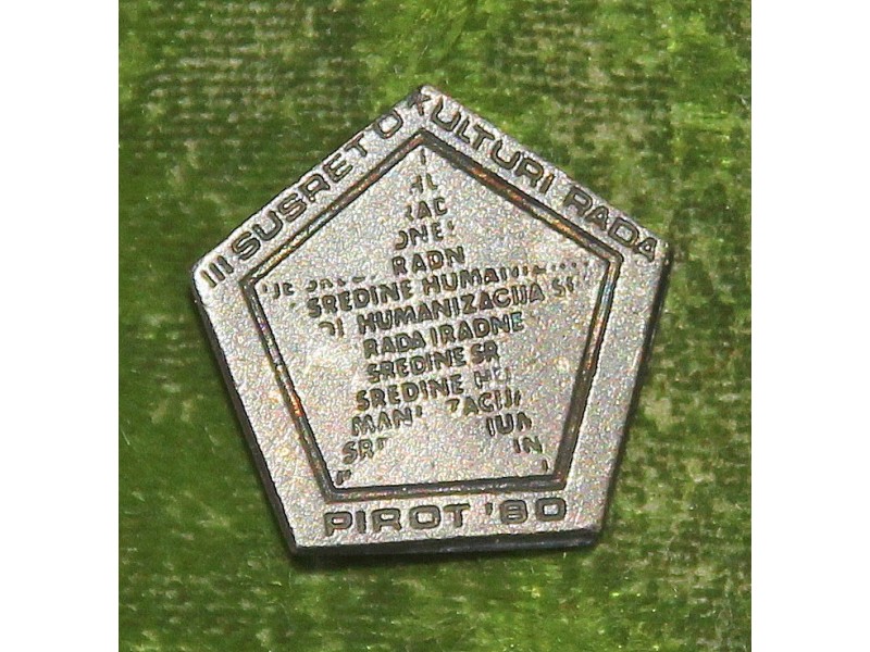 III SUSRET U KULTURI RADA PIROT 1980.