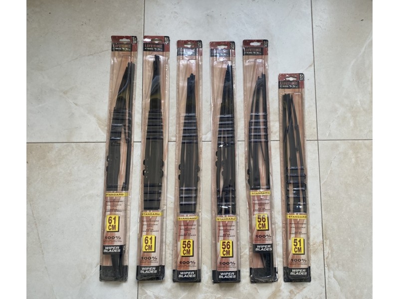 Metlice brisaca kpl sa pvc nosacem - novo i povoljno -