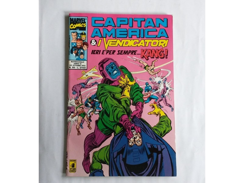 strip Marvel N. 55 CAPITAN AMERICA - VENDICATORI