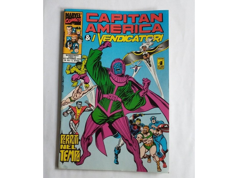strip Marvel N. 53 CAPITAN AMERICA - VENDICATORI
