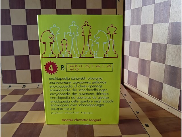 Enciklopedija Sahovskih Otvaranja Tom B (4.izdanje) sah