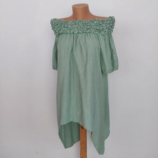 asimetricna mint tunika L/XL