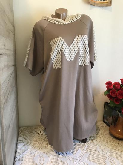 Nova Tina moda krem srebrnkasta kapuljaca M