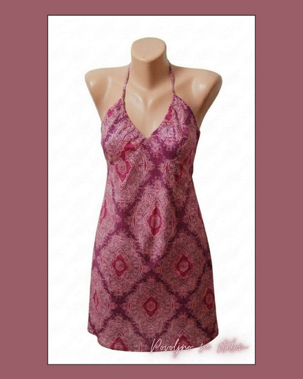 1.1. Haljina bez leđa roza M H&M
