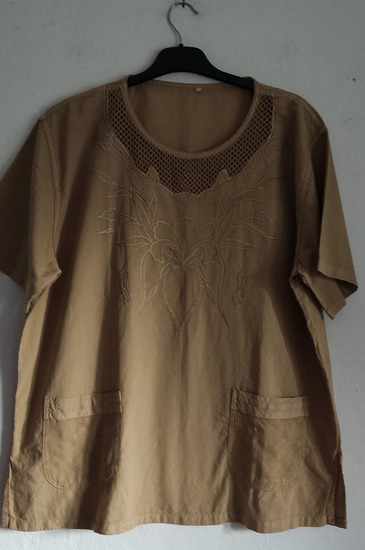 Pamučna tunika sa vezom (vel.XL/XXL)