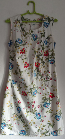 DRESS FOR LESS cvetna vintage haljina