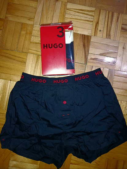 HUGO set crnih muskih bokserica NOVO