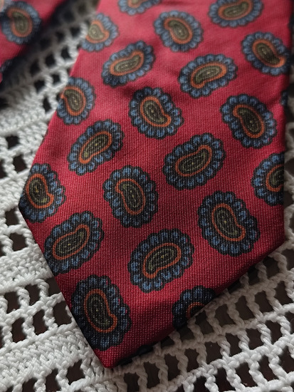 Brutalna vintage Micheloons London kravata SVILA