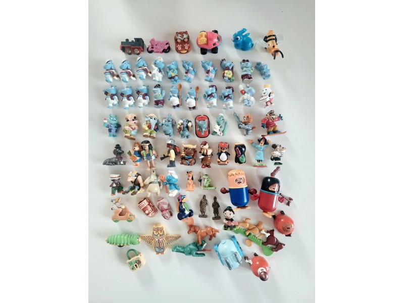 Veliki lot starih kinder figura