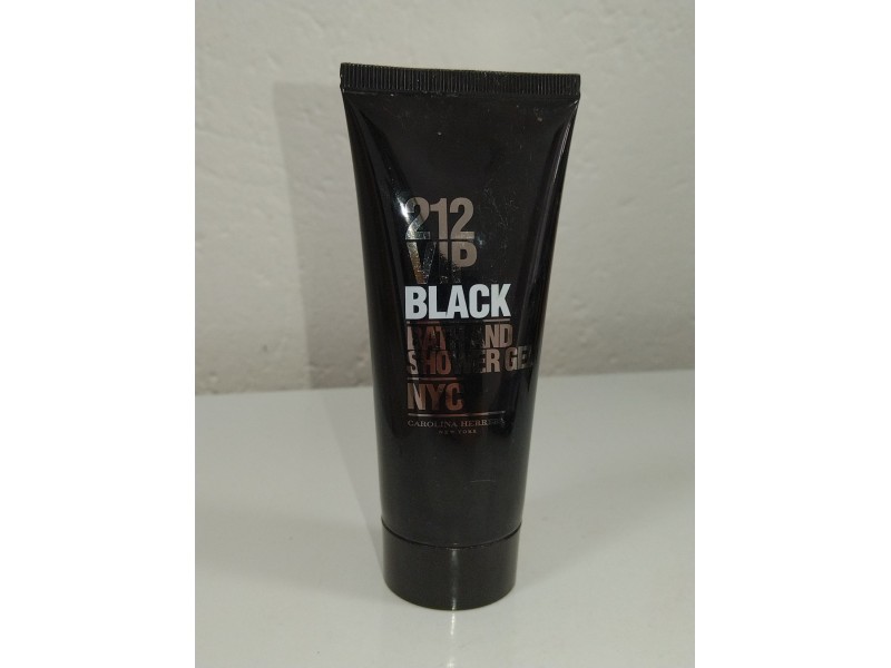Carolina herrera 212 vip black shower gel 100ml