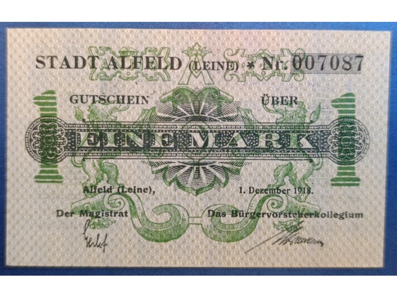 Nemacka - 1 marka - 1919 - UNC