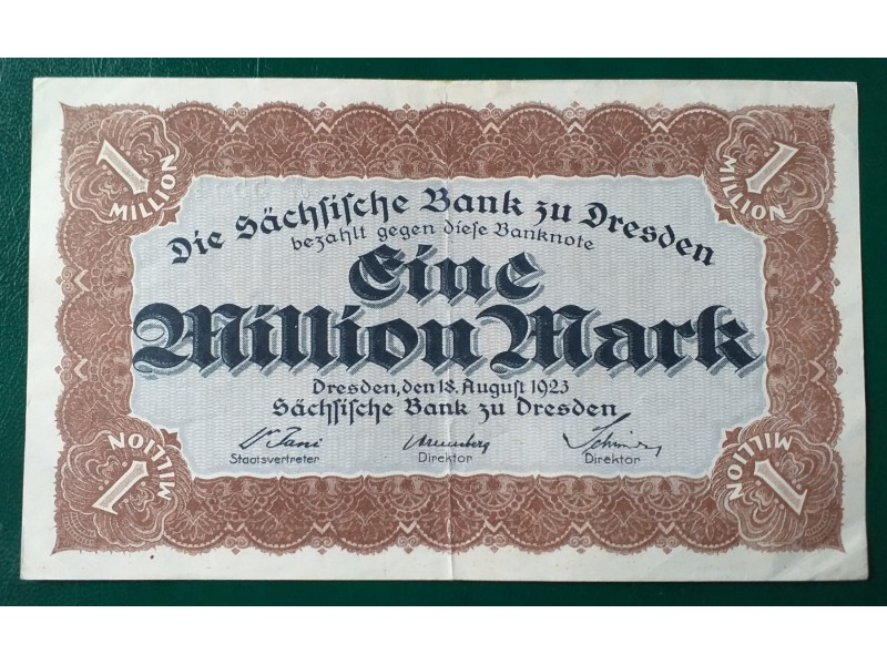 Dresden 1 MILLION MARK 1923