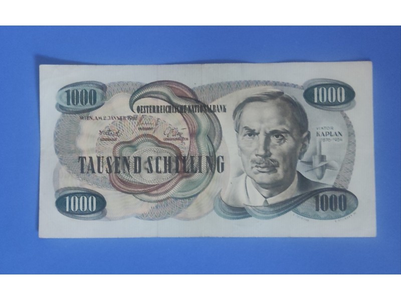 1000 Schilling 1961. V.Kaplan