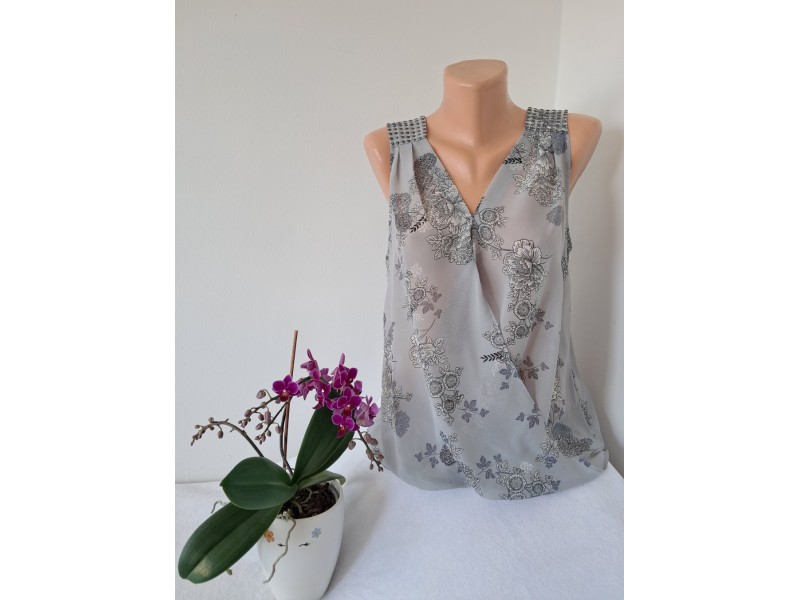 ATMOSPHERE prozirna siva bluza vel 38
