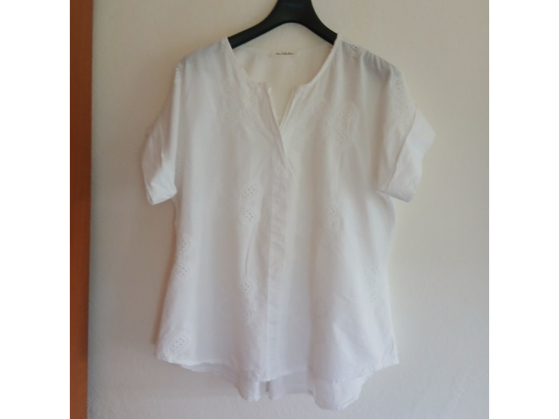 PAMUCNA BELA TUNIKA XXL MADE IN ITALY