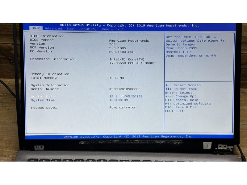 15.6" LED HD 30pin ekran br.7 TOP