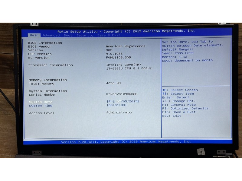 15.6" LED HD 30pin ekran br.9 TOP