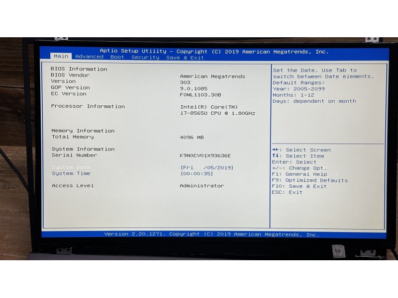 15.6" FHD IPS 30pin ekran br.10 TOP