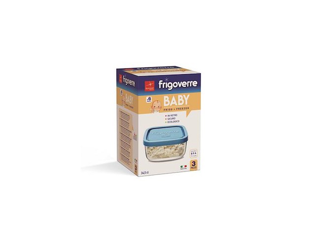 Posuda staklena Frigoverre system baby 3-1 34,5 cl 13x10 cm