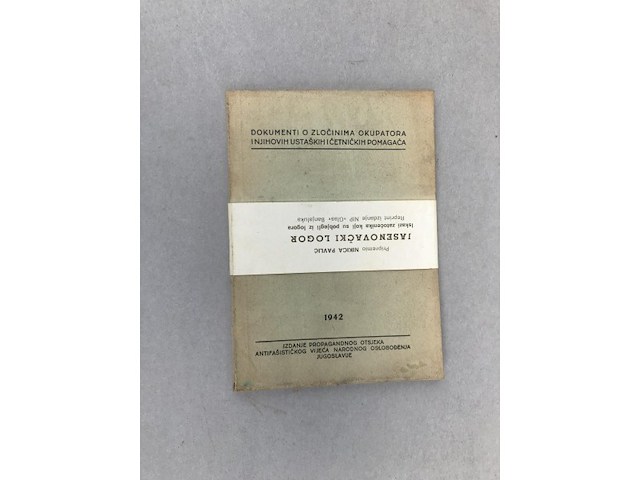 Jasenovački logor - Reprint, Pripremio Nikica Pavlić