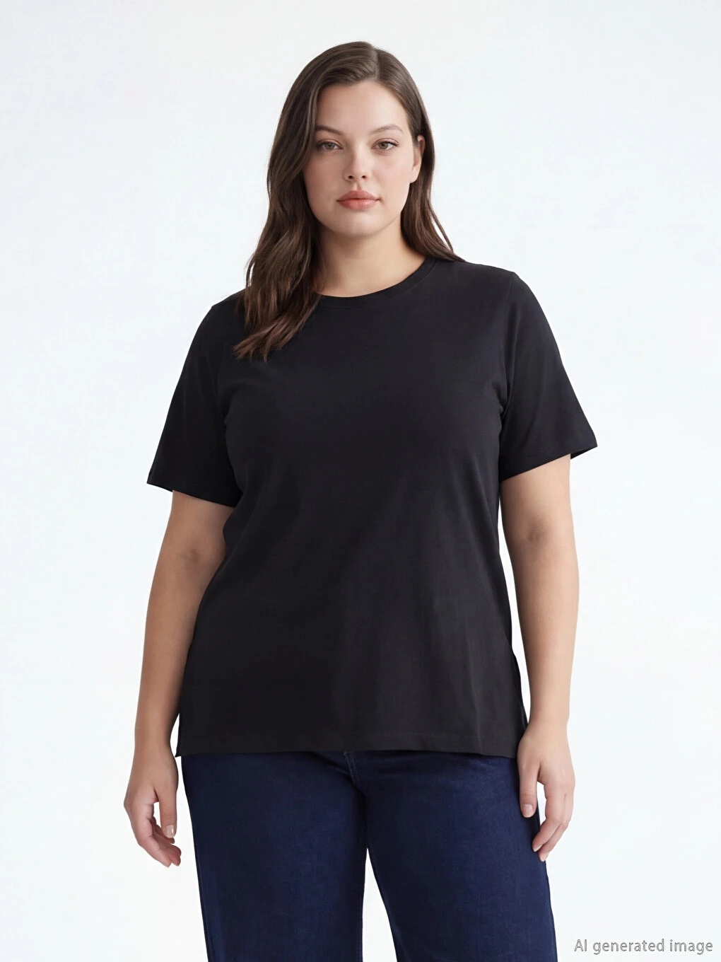 LCW Comfort Crna Majica Žena