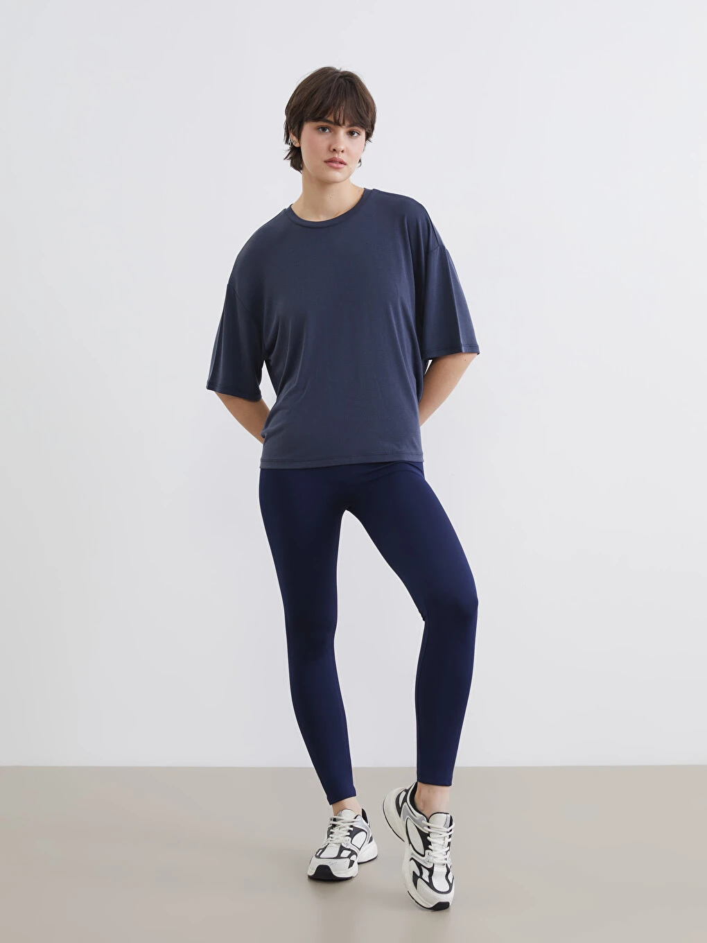 XSIDE Ženska Majica Sa Okruglim Izrezom Oversize Kroja