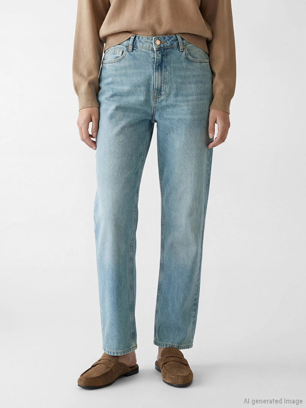 LCW Jeans Ženske Farmerke Sa Visokim Strukom Ravnog Kroja
