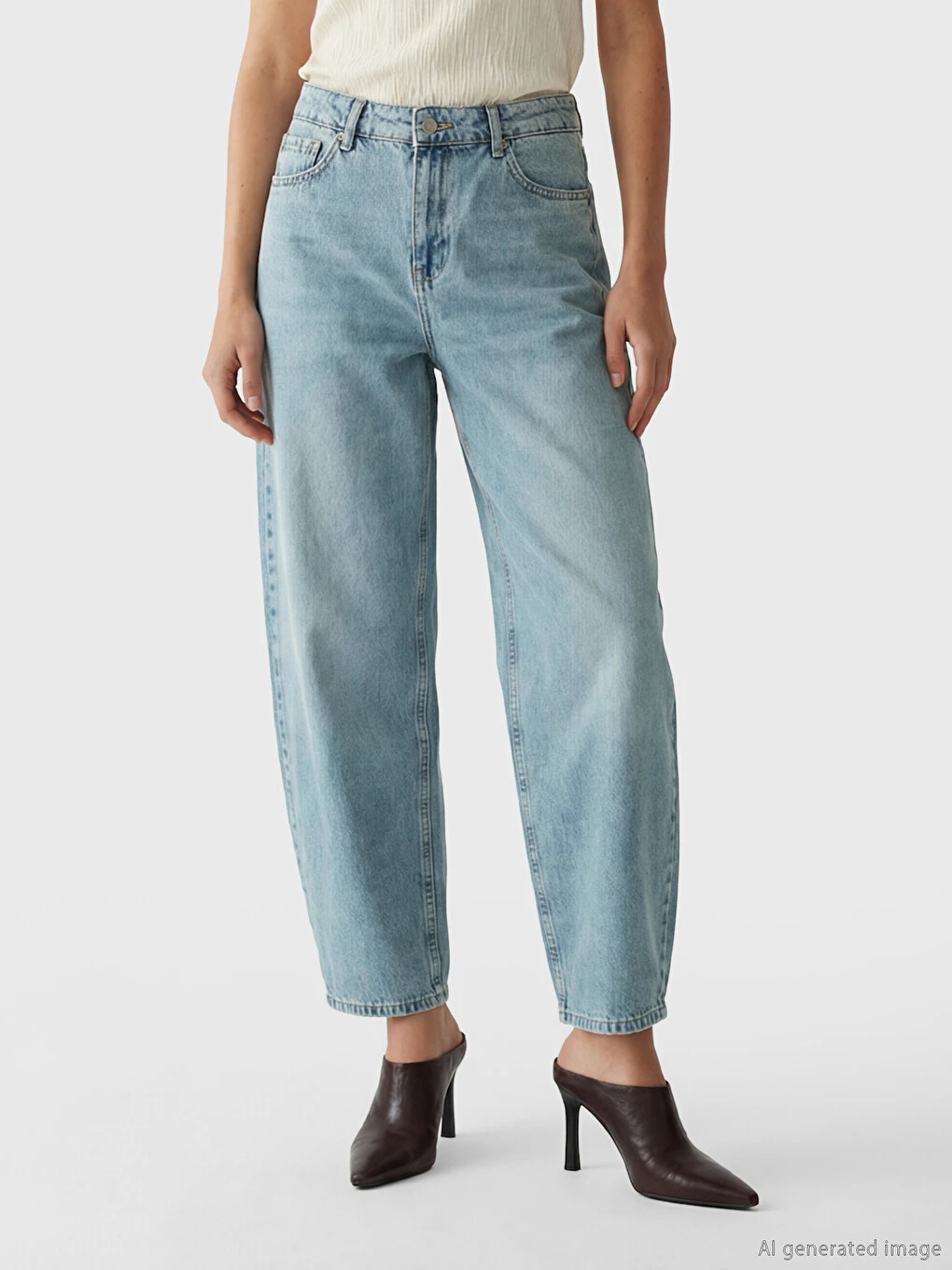 LCW Jeans Ženske Farmerke Balloon Fit Kroja