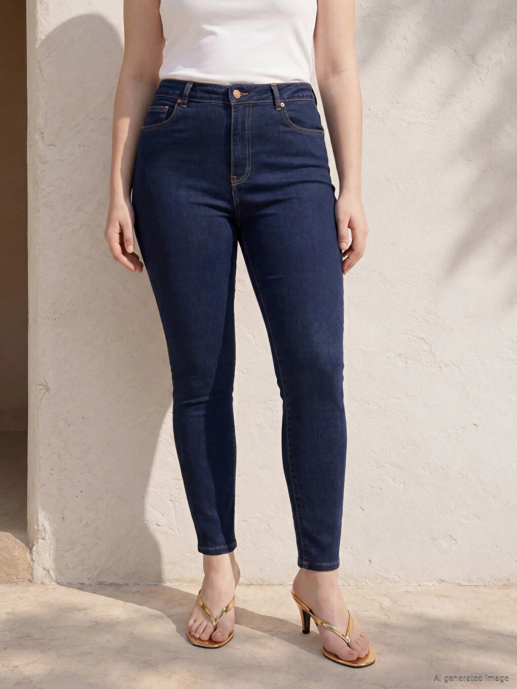 LCWAIKIKI Curve Plus Size Slim Mom Ženske Farmerke