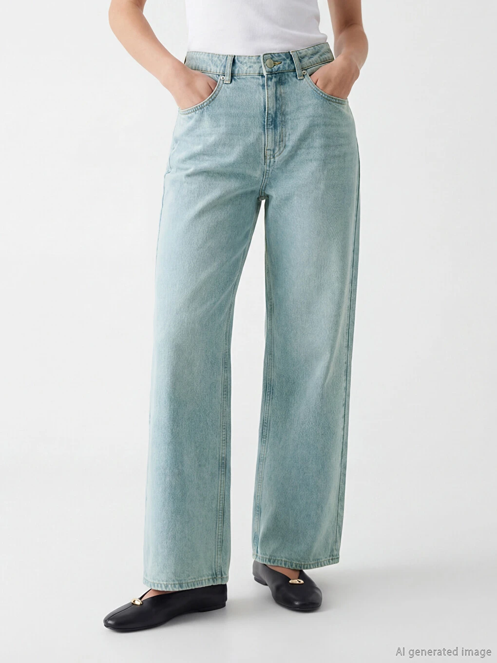 LCW Jeans Ženske Farmerke Širokih Nogavica