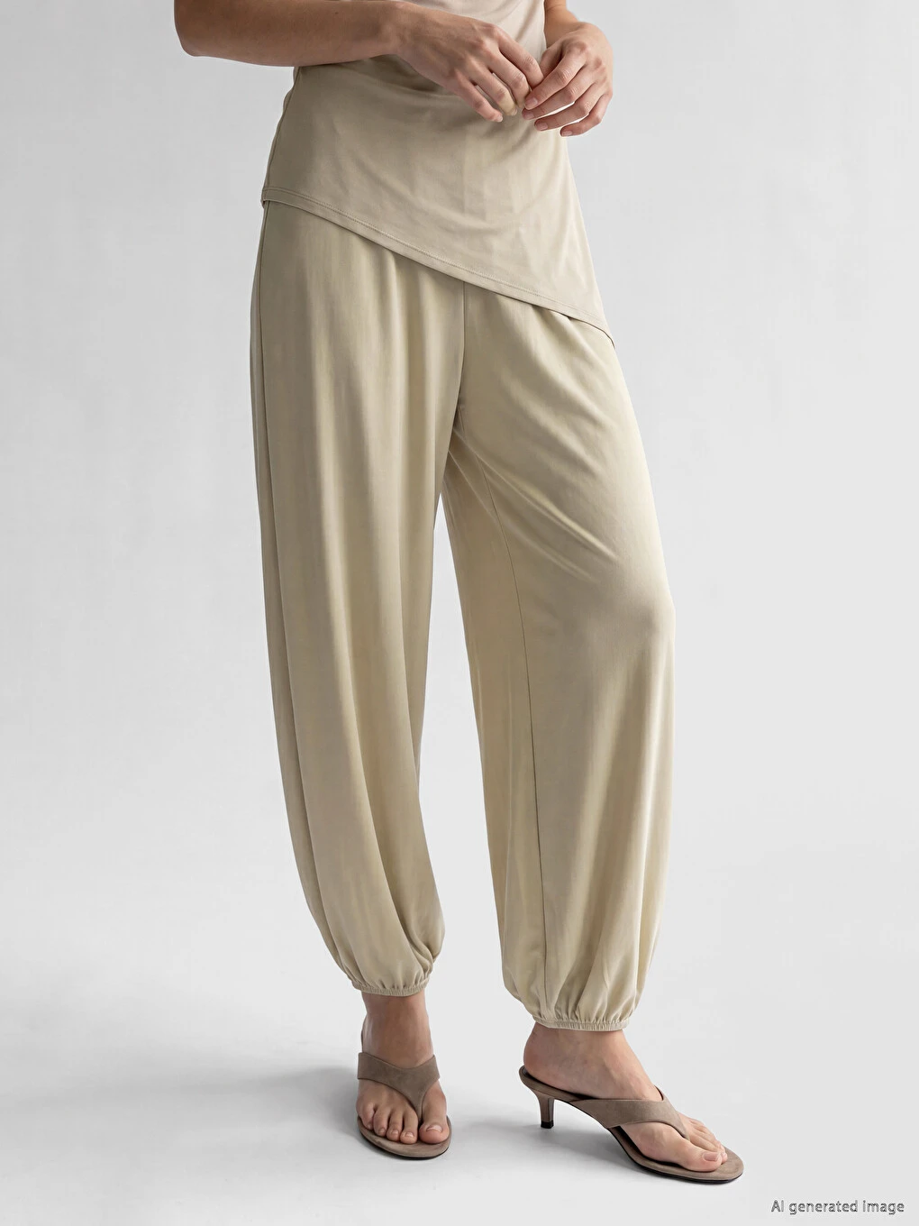 LCW Vision Ženske Jogger Pantalone Sa Elastičnim Strukom